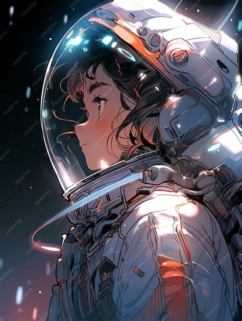 Anime Girls In Space Suit Animoe