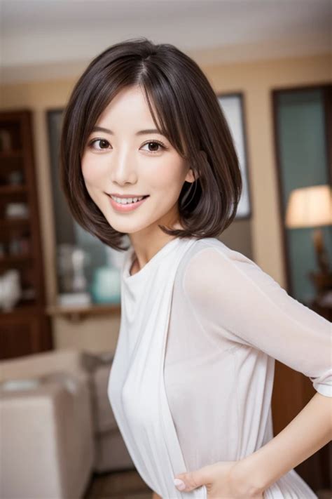 最高解像度 4k 傑作 13 日本の成熟した 女性の写真 セクシー 11 美しい目 細身の体型 Seaart Ai