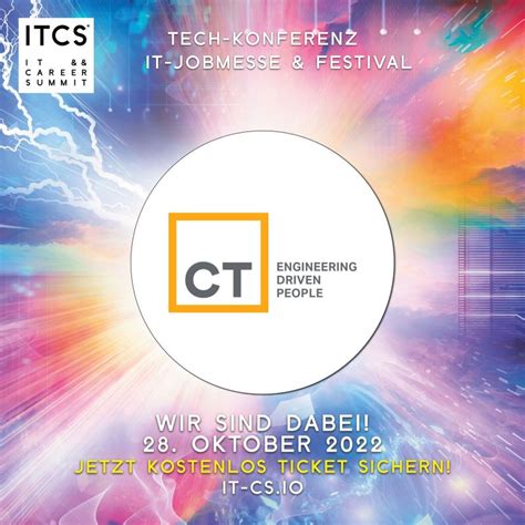 Tanja B On Linkedin Ct Engineering Will Be Part Of The Itcs In Munich
