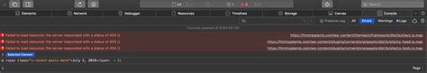 Failure To Load Resource In Console Errors Support Themeco Forum