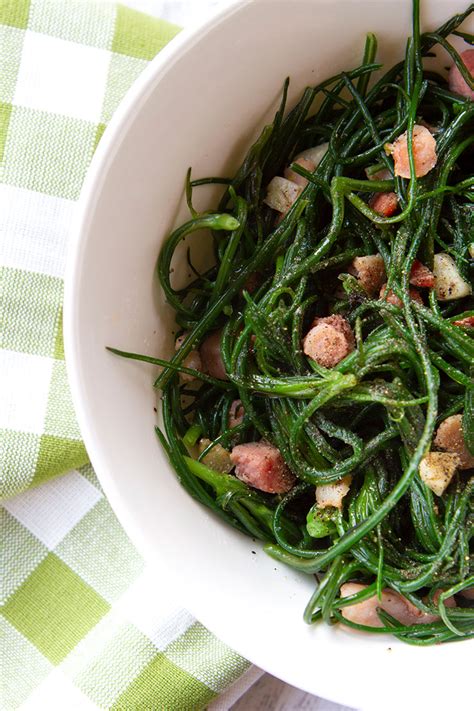 Agretti With Pancetta | Italian Food Forever