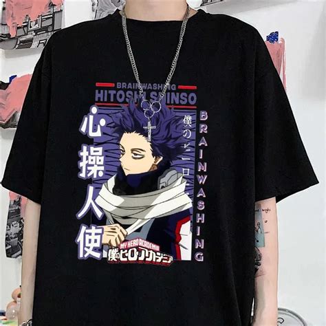 Camiseta Básica Unissex Brainwashing Hitoshi Shinso My Hero Academia