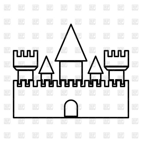 Castle Outline Clip Art 20 Free Cliparts Download Images On