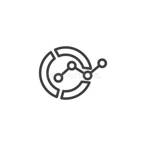 Analytics Diagram Line Icon Stock Illustration Illustration Of