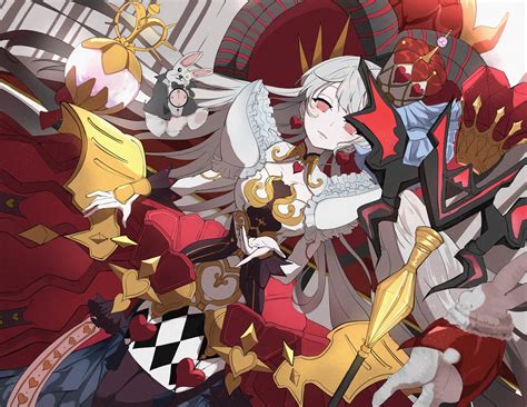 Maliss Hearts Crypter Yu Gi Oh Highres 1girl Breasts Crown Dress