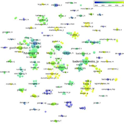 Network Visualisation Of Co Authorship Network Download Scientific