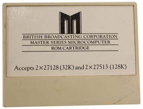 Bbc Master Rom Cartridge Peripheral Computing History