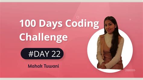 Mahak Tuwani On Linkedin 100daysofcode Webdevelopment Uiux