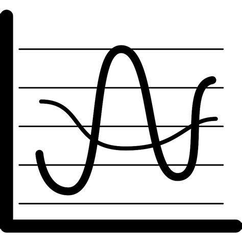 Sinusoid Graph Vector SVG Icon SVG Repo