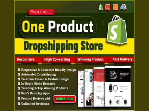 7 Figure Shopify Dropshipping Store Or One Product Store Upwork