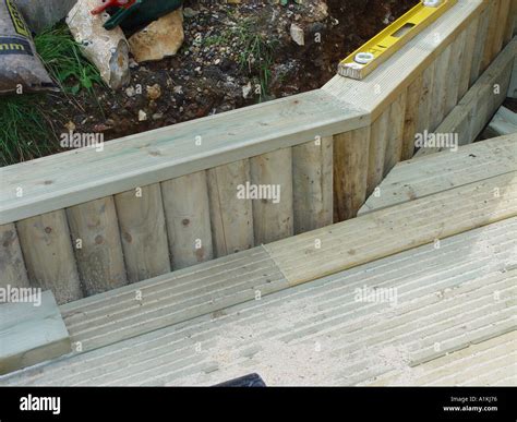 Log Retaining Wall Hi Res Stock Photography And Images Alamy