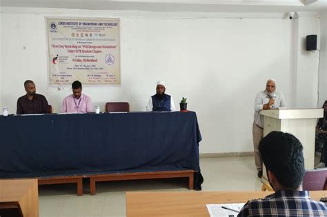Workshop On Pcb Design And Simulation Lords Institute Of Engineering And Technology