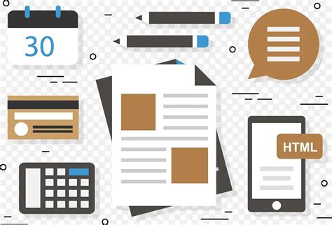 办公用品矢量png图片素材下载图片编号8795478 Png素材网