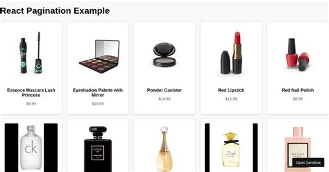 React Pagination Codesandbox