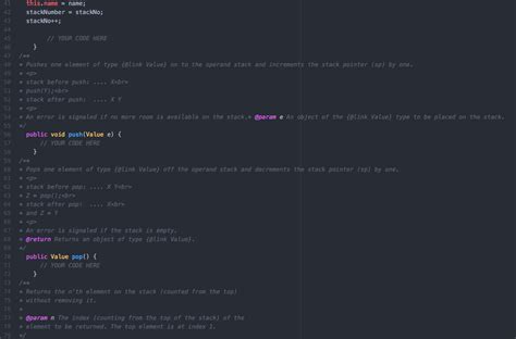 Solved Java Operand Stack Need Assistance Completing The Chegg