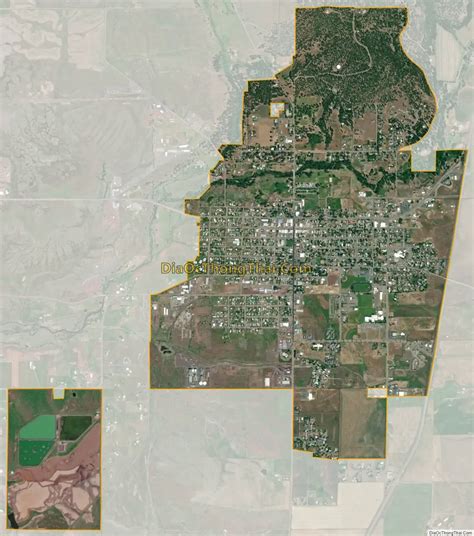 Map Of Goldendale Wa