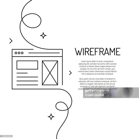 Continuous Line Drawing Of Wireframe Icon Hand Drawn Symbol Vector