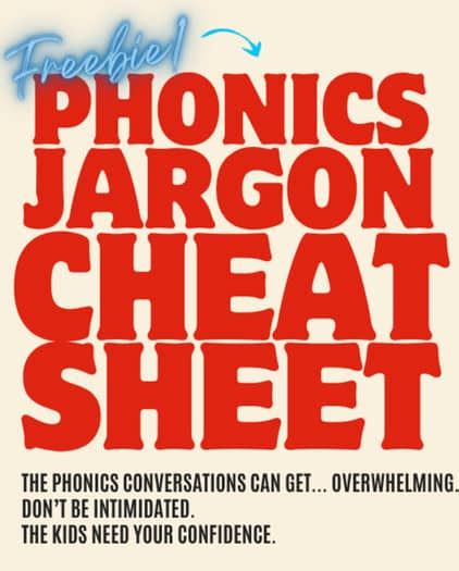 Phonics Jargon Cheat Sheet By Rogue Learning Tpt