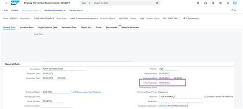 Compliance Calculation Method In Preventive Mainte Sap Community