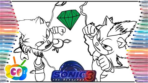 Sonic Movie 3 Coloring Sheet