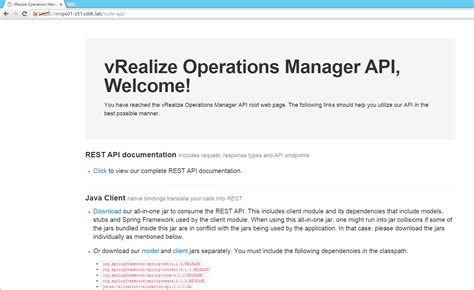 Playing With Vrealize Operations Manager Rest Api ·