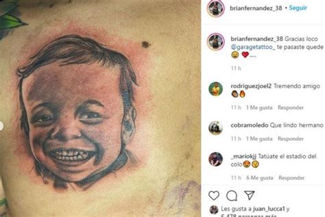 El Jugador De Colón Que Se Tatuó A Su Hijo En La Espalda