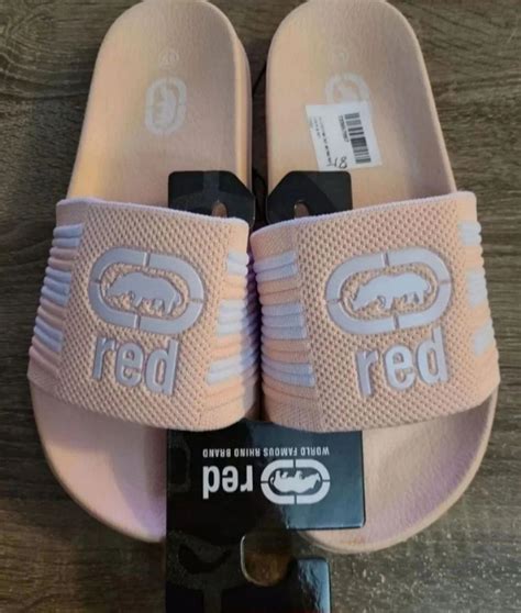 Ecko Red Logo Sandals For Women Mercari