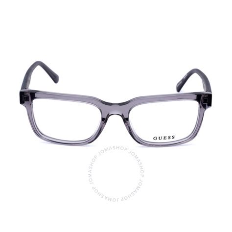Guess Ladies Grey Rectangular Eyeglass Frames Gu5001602054 889214214799