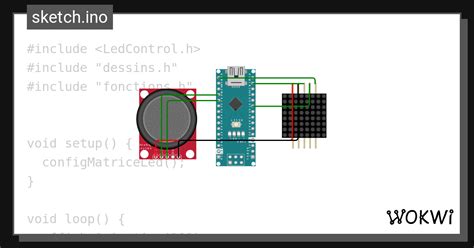Matrice Led ANIMATION Groupe Debutant Souheil Copy Wokwi ESP32 STM32