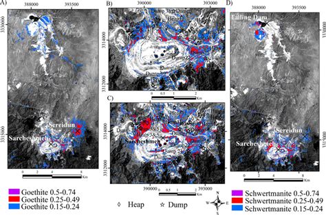 The Discriminated Minerals Through Matched Filtering On Sentinel 2