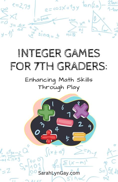 Integer Games For 7th Graders Enhancing Math Skills Through Play
