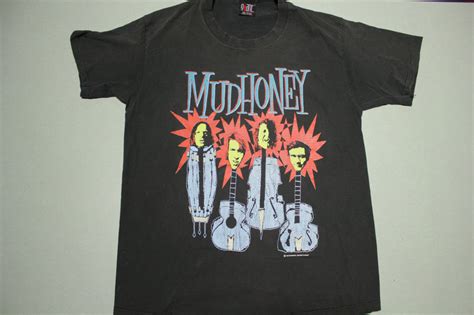 Mudhoney Vintage 1993 Giant Tag Usa Single Stitch Grunge Guitar Head T