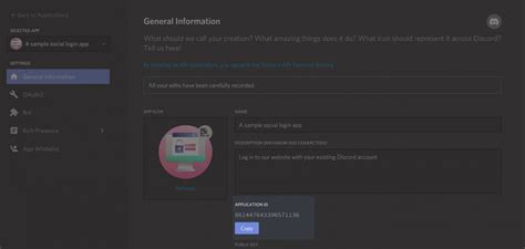 Get Discord Api Key Pair