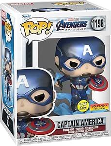 Funko Pop Marvel Avengers Endgame Captain America Whammer Gwmtexc Collectible Vinyl