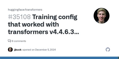 Training Config That Worked With Transformers V4463 Results In Oom