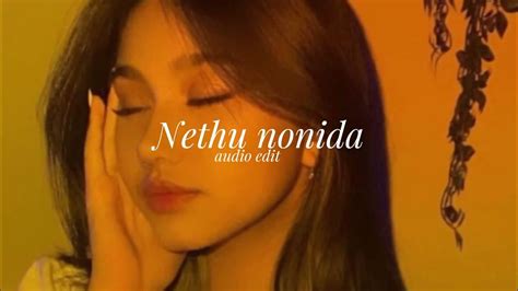 Nethu Nonida Audio Edit Slowed And Reverb Youtube