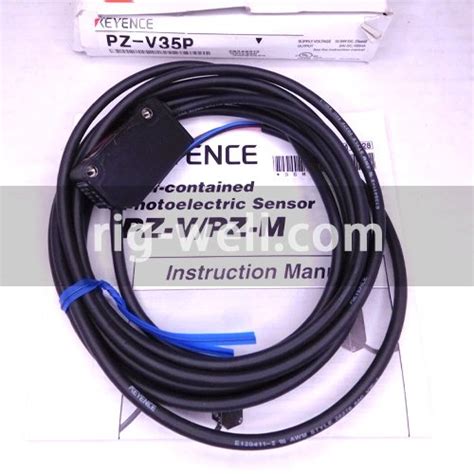 Keyance Pz V35p Square Reflective Cable Type Photoelectric Sensor Rig