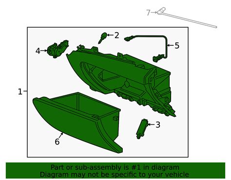 2023 2025 Chevrolet Blazer Glove Box Assembly 84988050 Capital Chevy