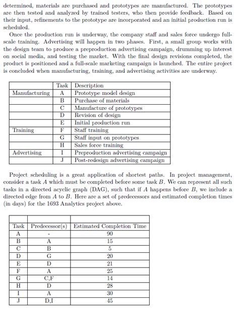 5 Project Scheduling The Objective Of Project