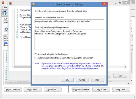 Alfaalfa Sql Server Comparison Tool