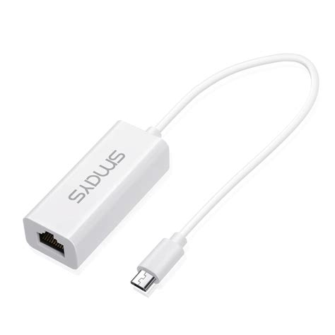 Smays Micro Usb Ethernet Adapter For Android Tablet Windows Tablets Raspberry Pi Zero Asus