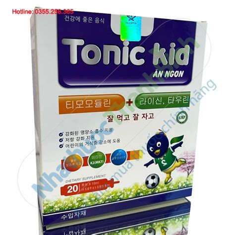 Tonic Kid Ăn Ngon hỗ trợ giảm tình trạng biếng ăn ở trẻ em