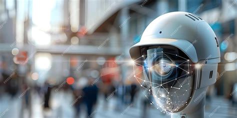 Premium Photo Facial Recognitionenabled Surveillance System For Live Monitoring And Recording