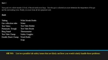 Lab Safety Tasks By Mr V S Chemistry Classroom TPT