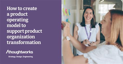 how to create a product operating model to support product organization