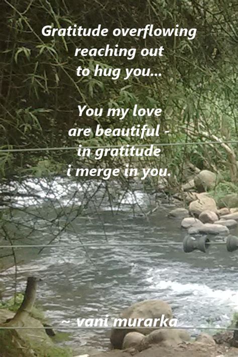 Gratitude Overflowing Vani Expressions