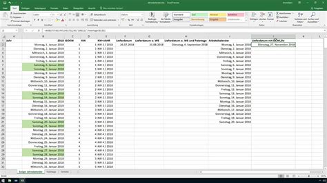 calculation of future data in excel