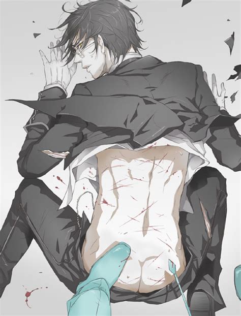 Rule 34 Artist Request Ass Black Hair Blood Claude Faustus Glasses