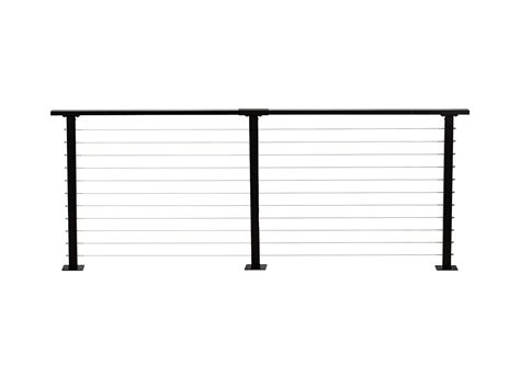 12 Ft Black Deck Cable Railing Citypost Cable Railing