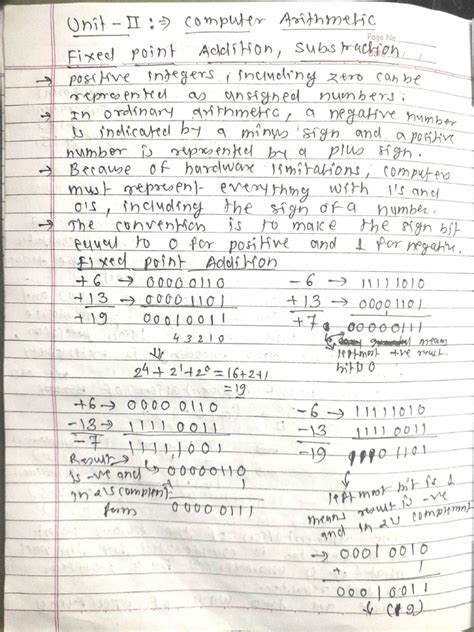computer arithmetic computer architecture and organization pdf